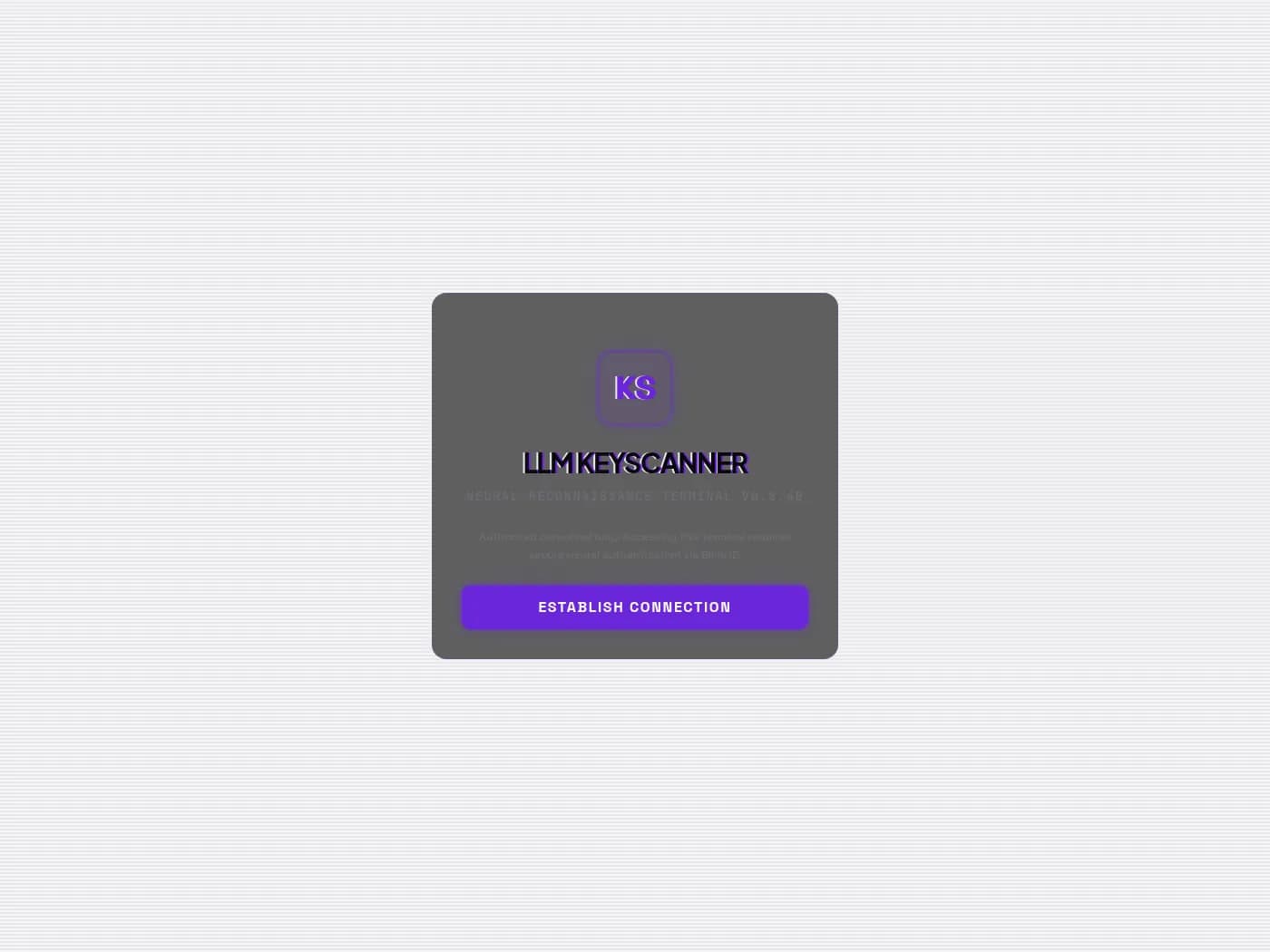 LLM KeyScanner