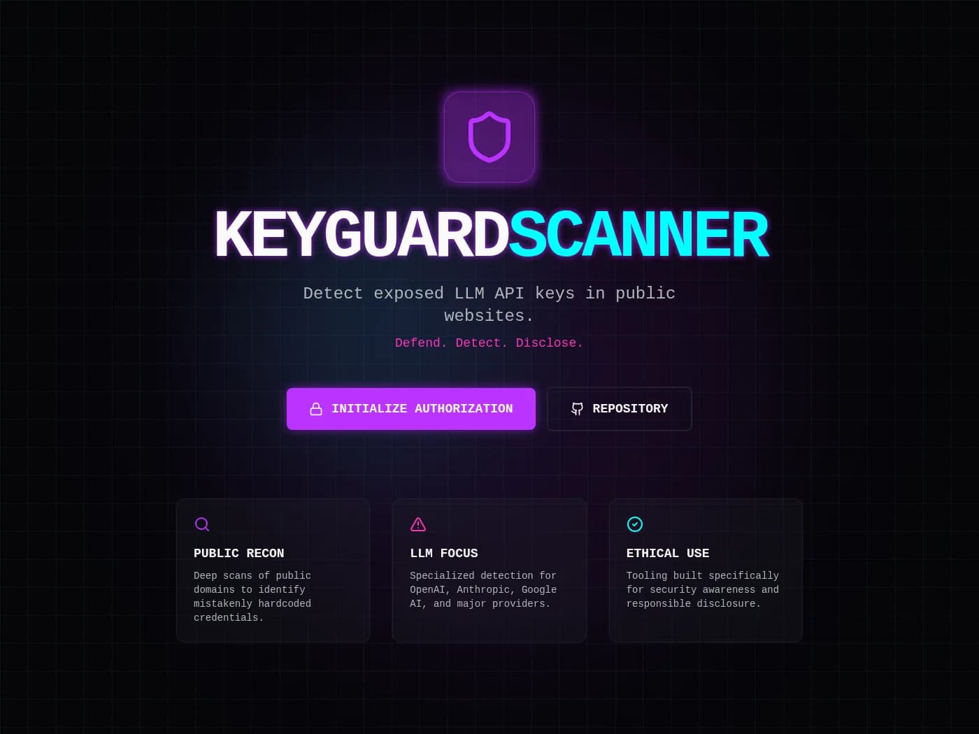 KeyGuard Scanner