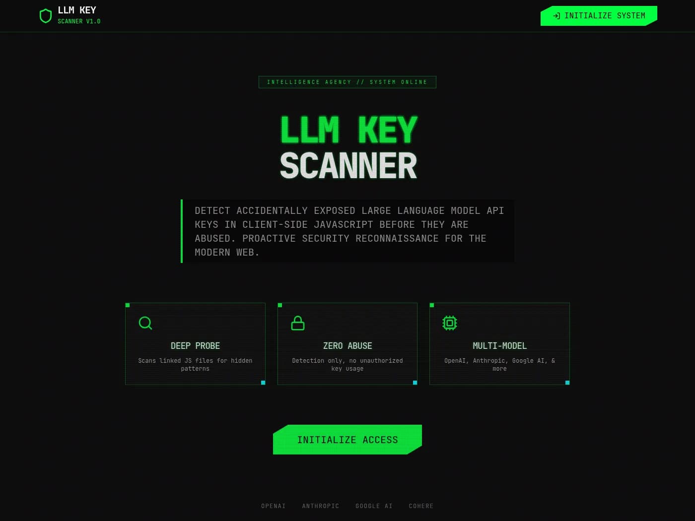 LLM Key Scanner