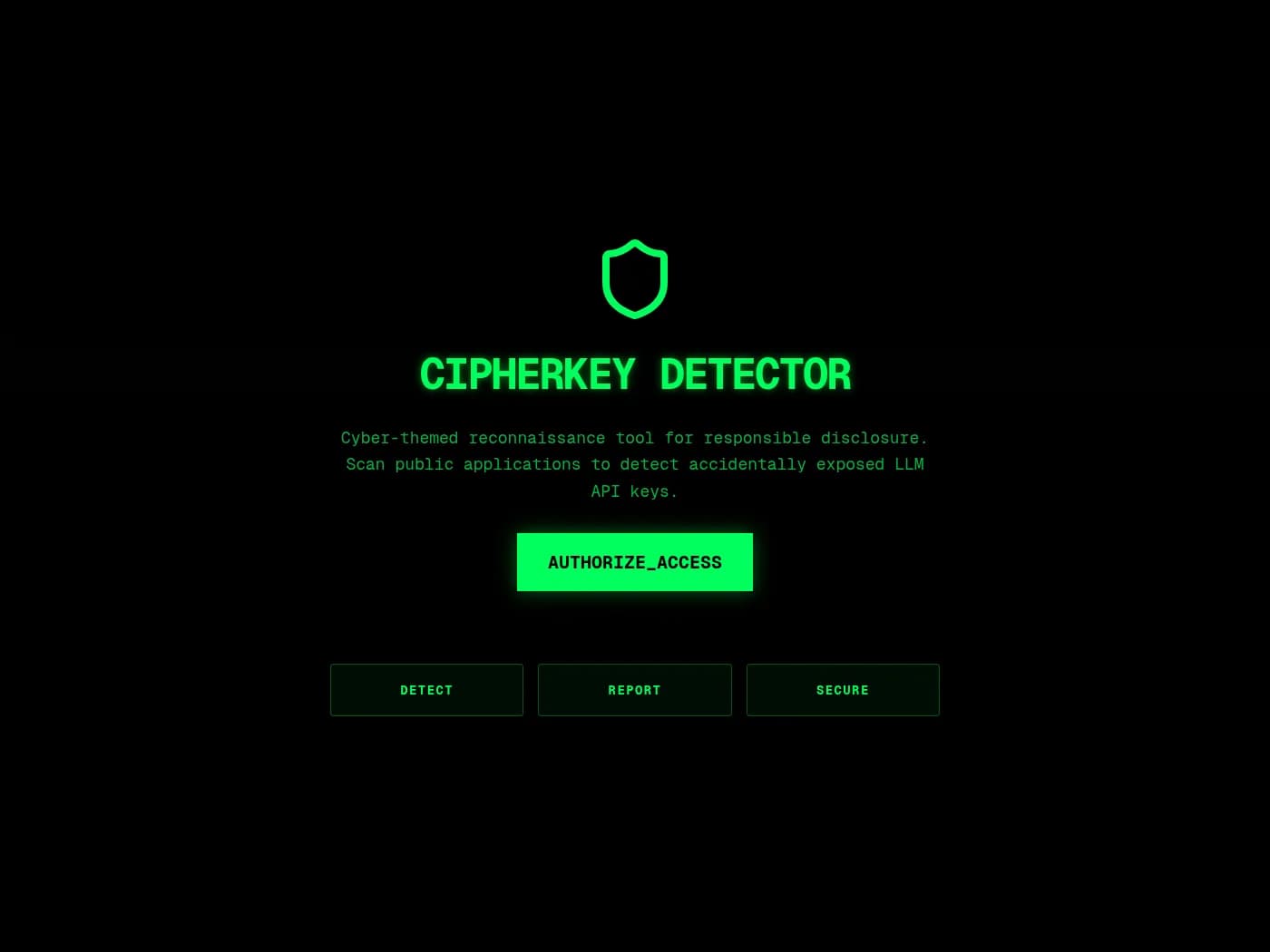 CipherKey Detector