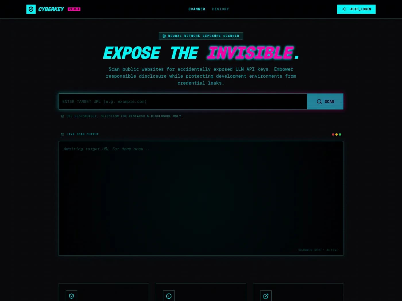 CyberKey LLM Scanner