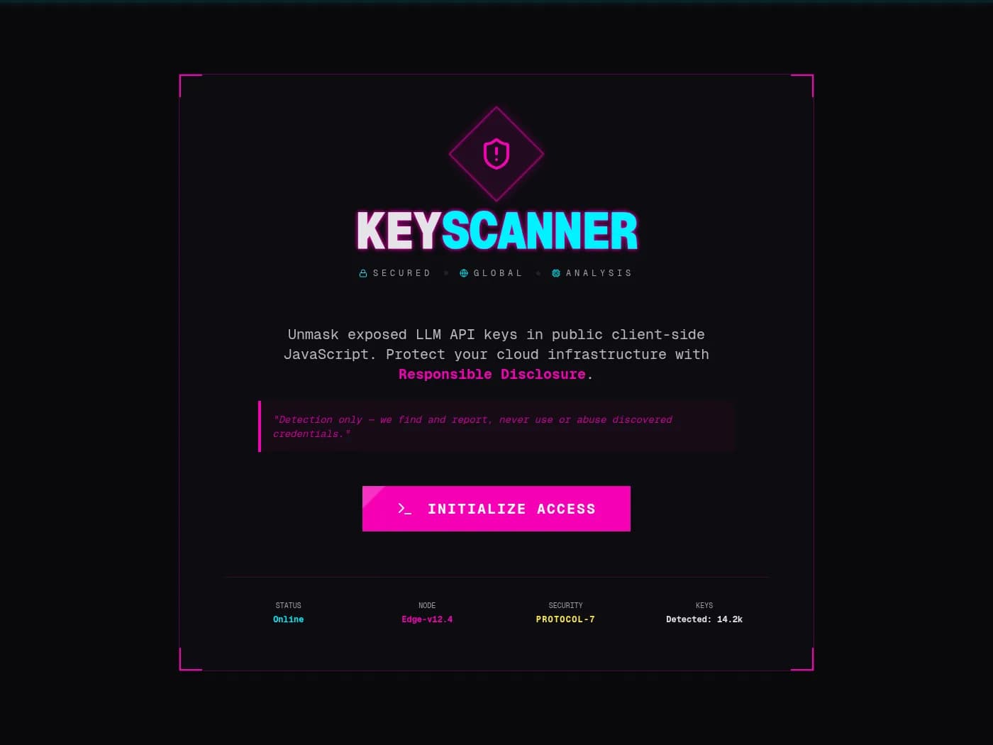 LLM Key Exposure Scanner