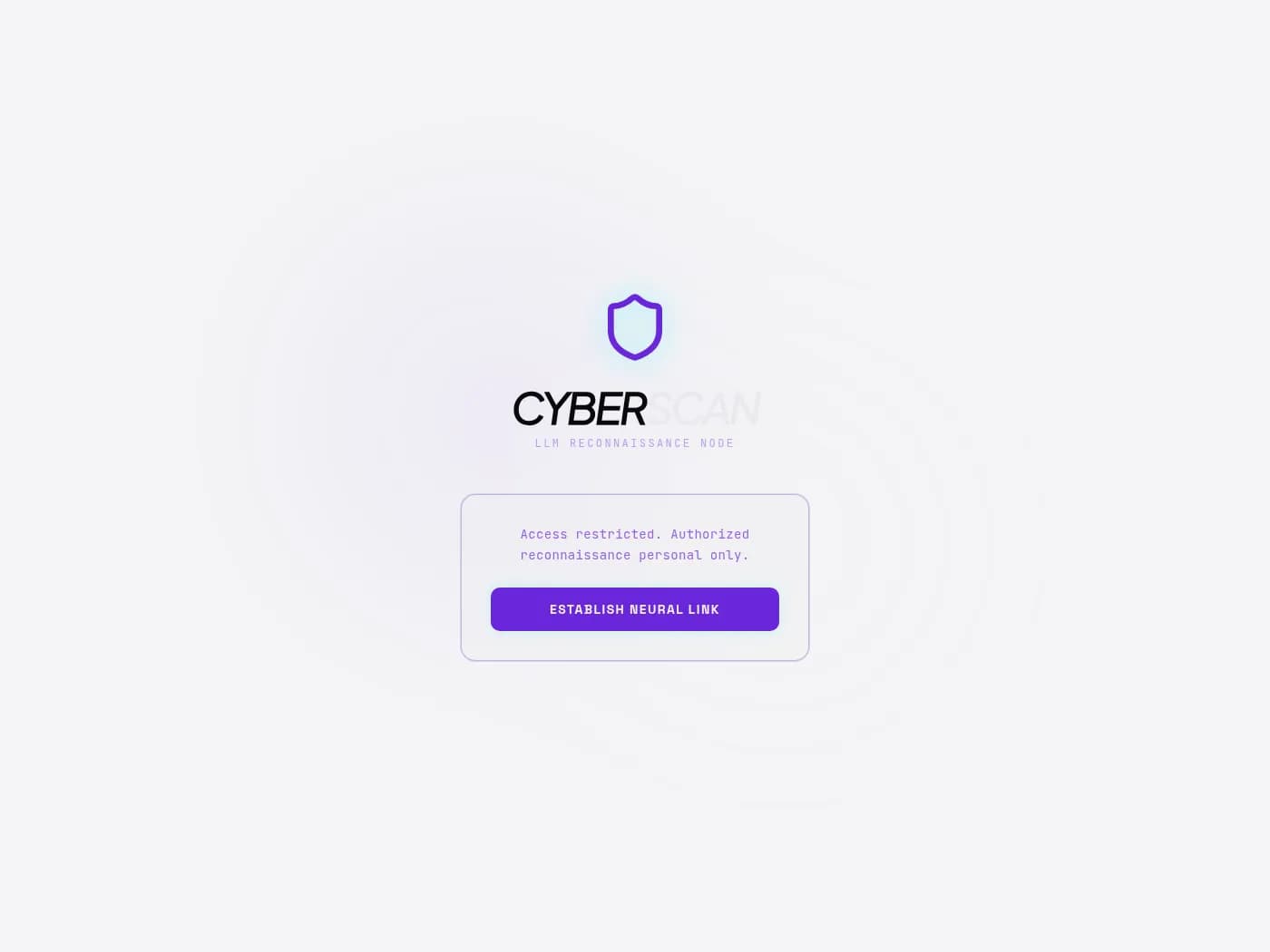 Cyberpunk LLM Key Scanner
