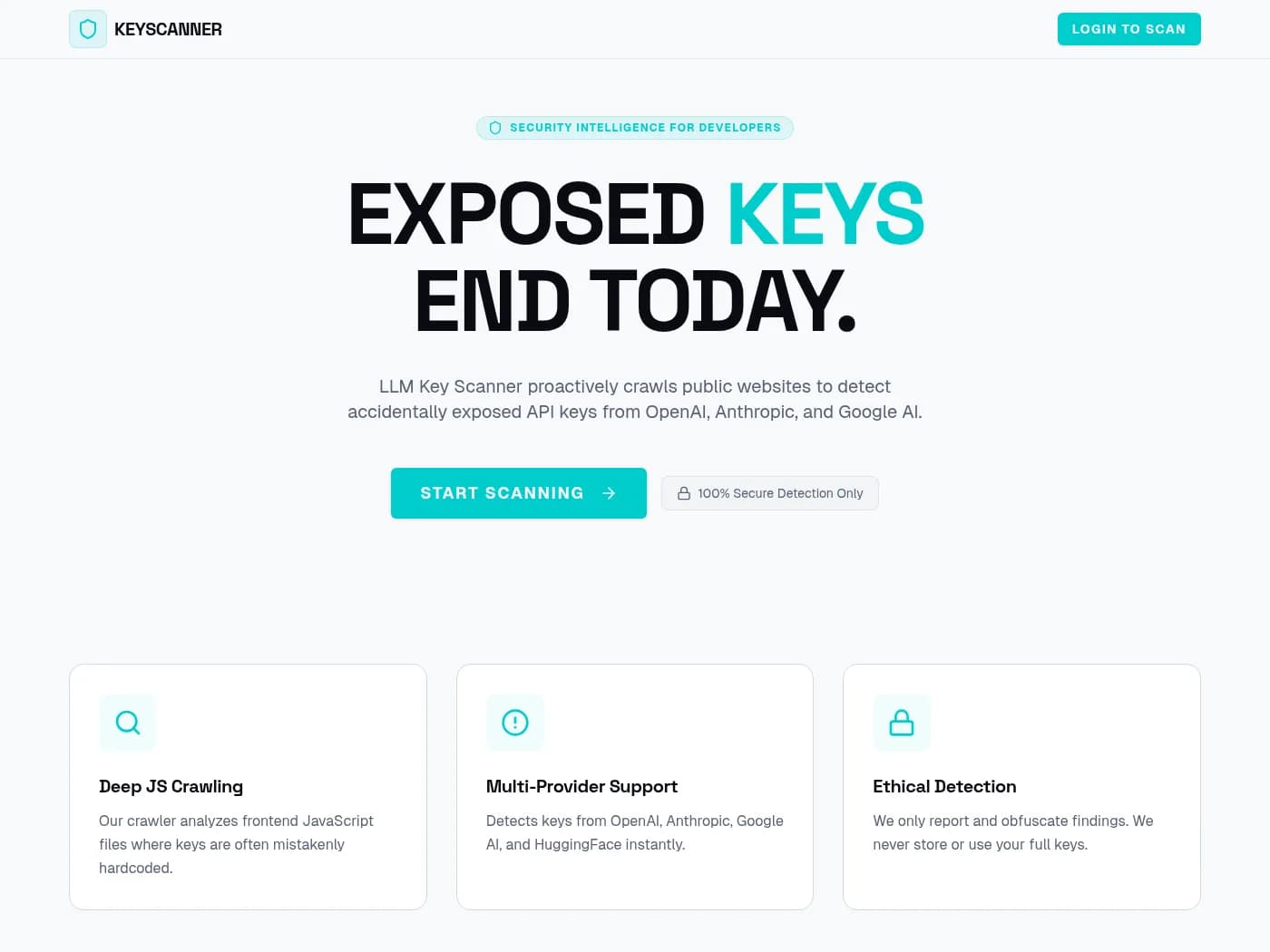 LLM API Key Scanner