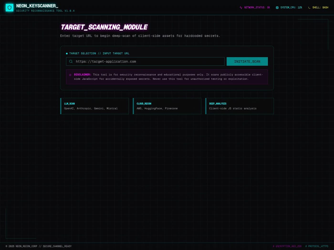Neon KeyScanner
