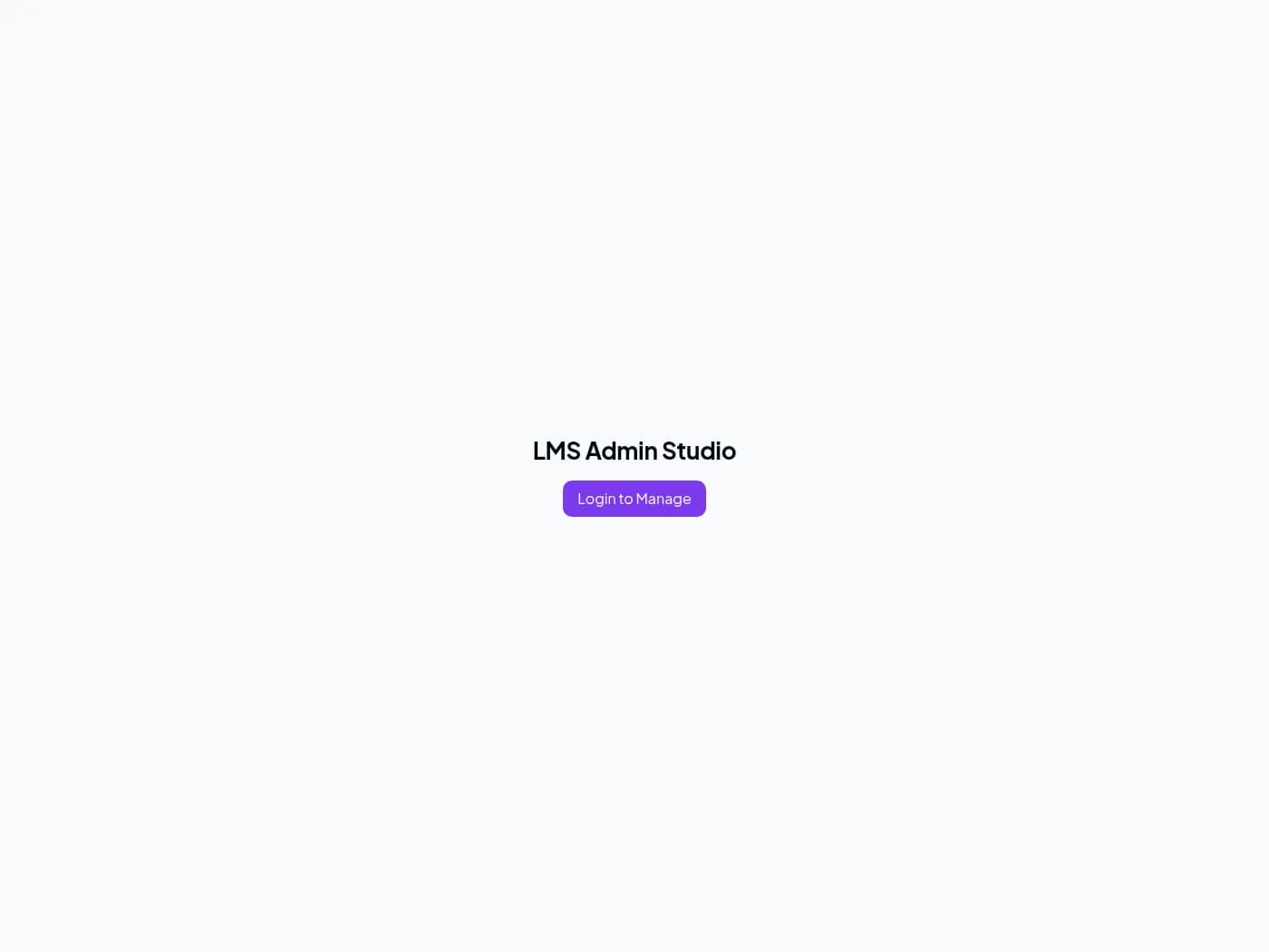 LMS Admin Studio