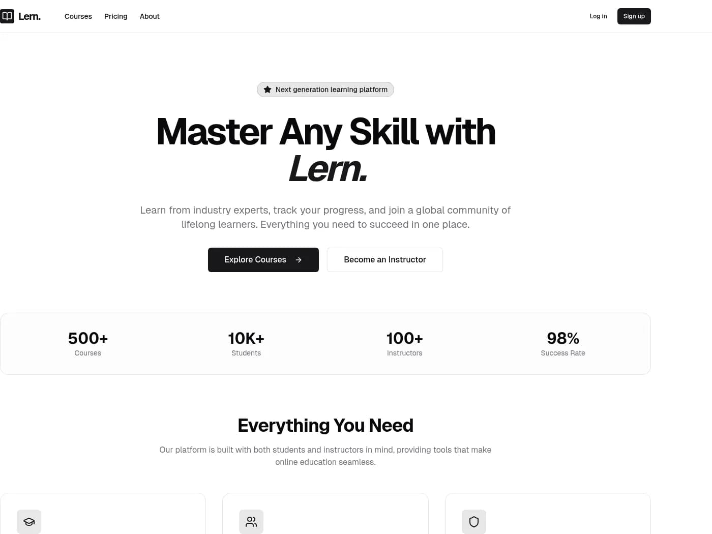 LMS Website Complete