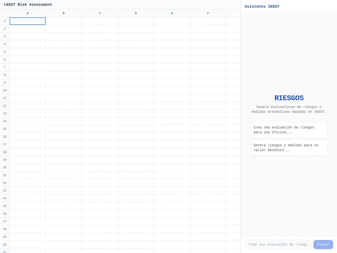 LNSST Risk Assessment Template
