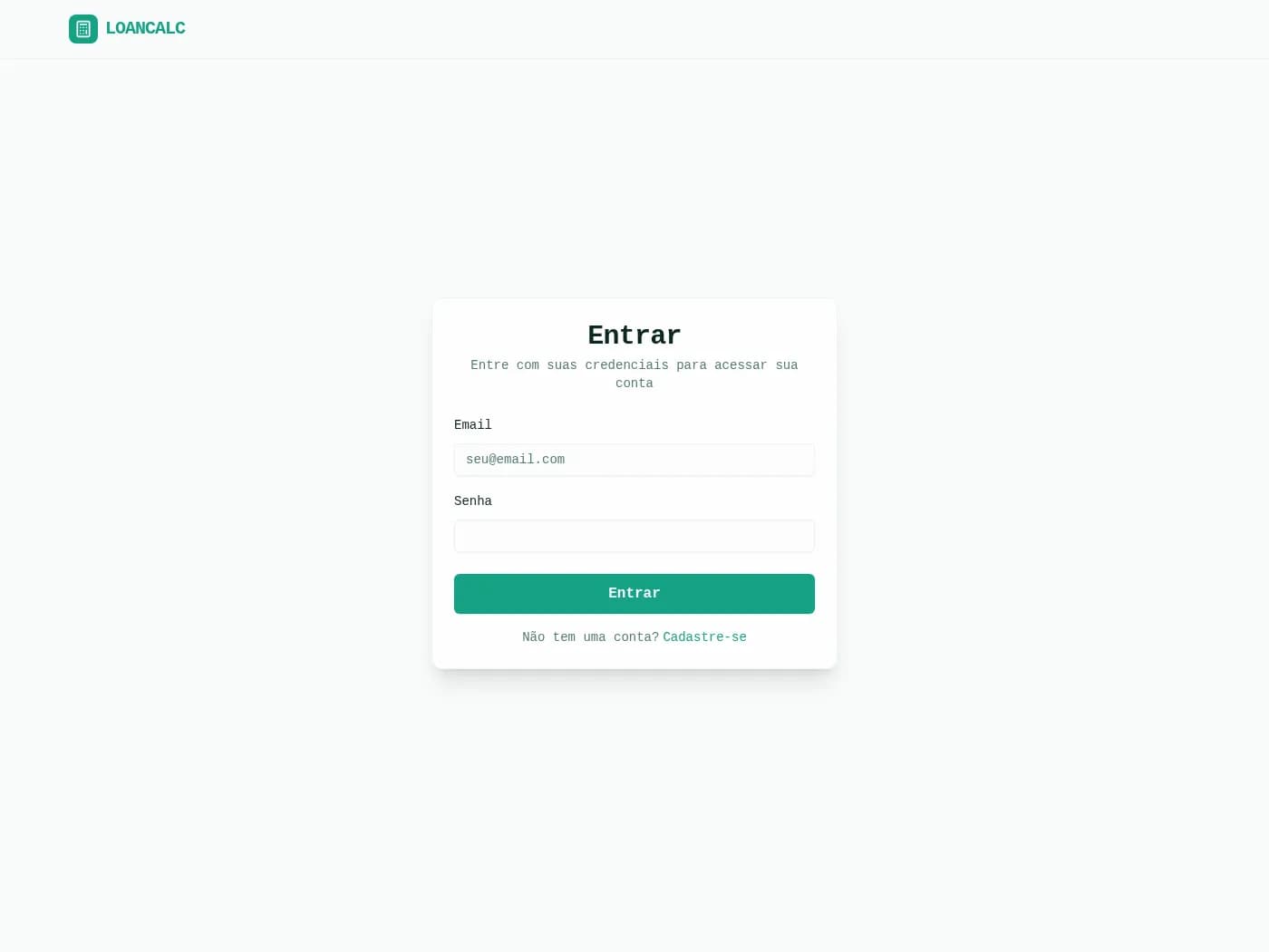 LoanCalc App
