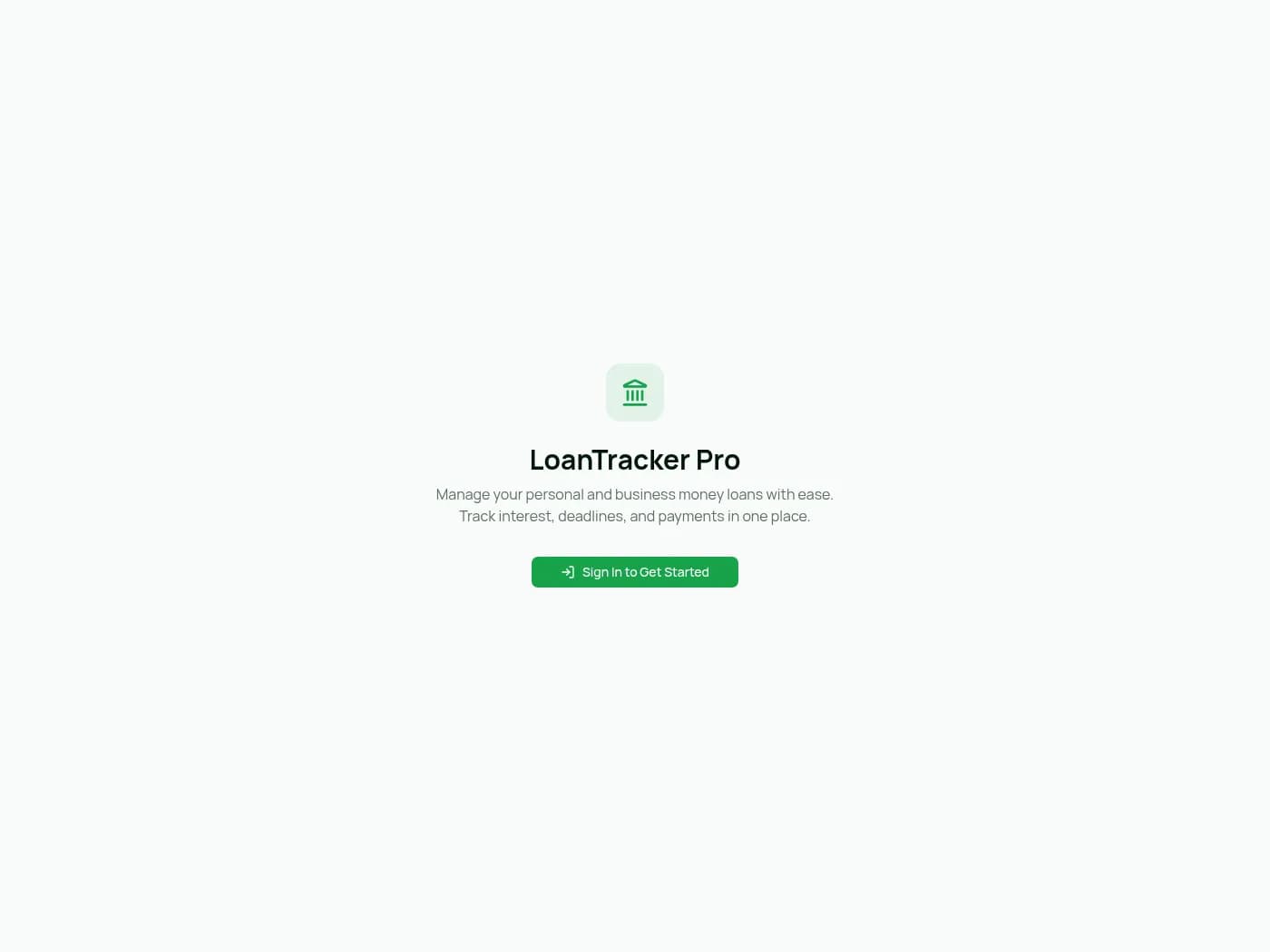 LoanTracker Pro