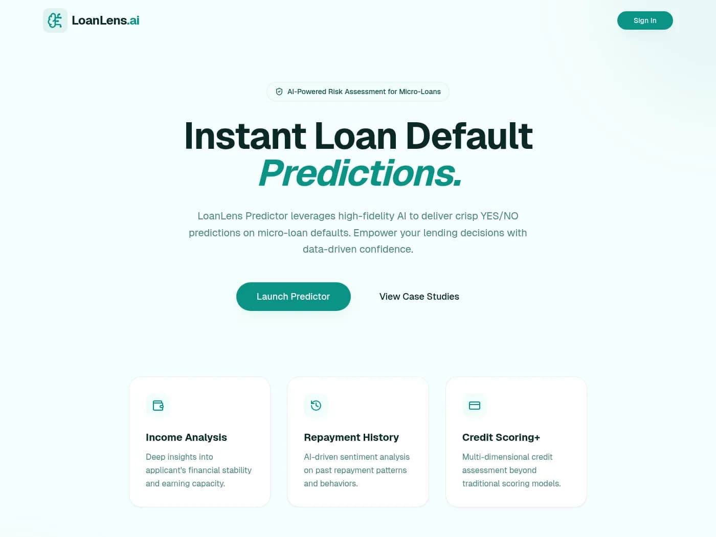 LoanLens Predictor