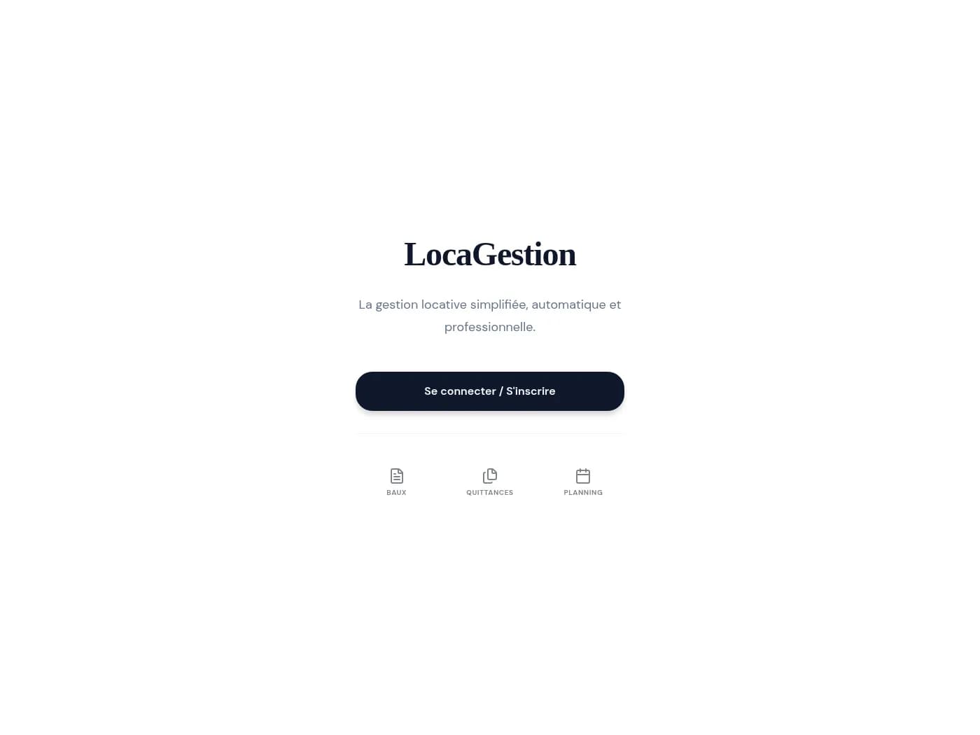 LocaGestion Web App