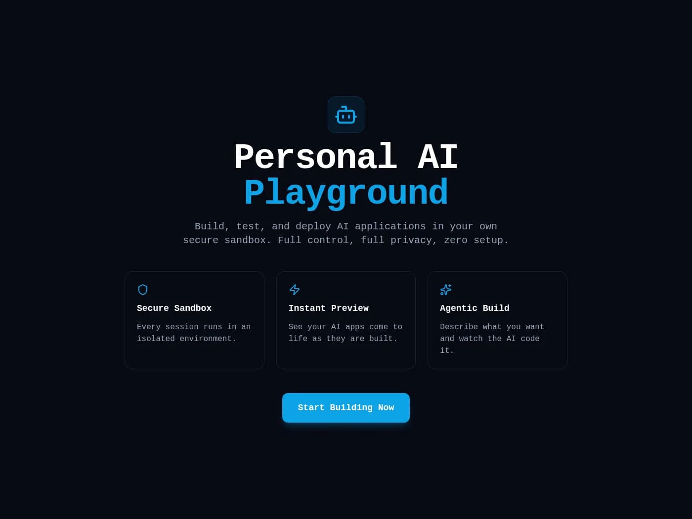 Local AI Playground