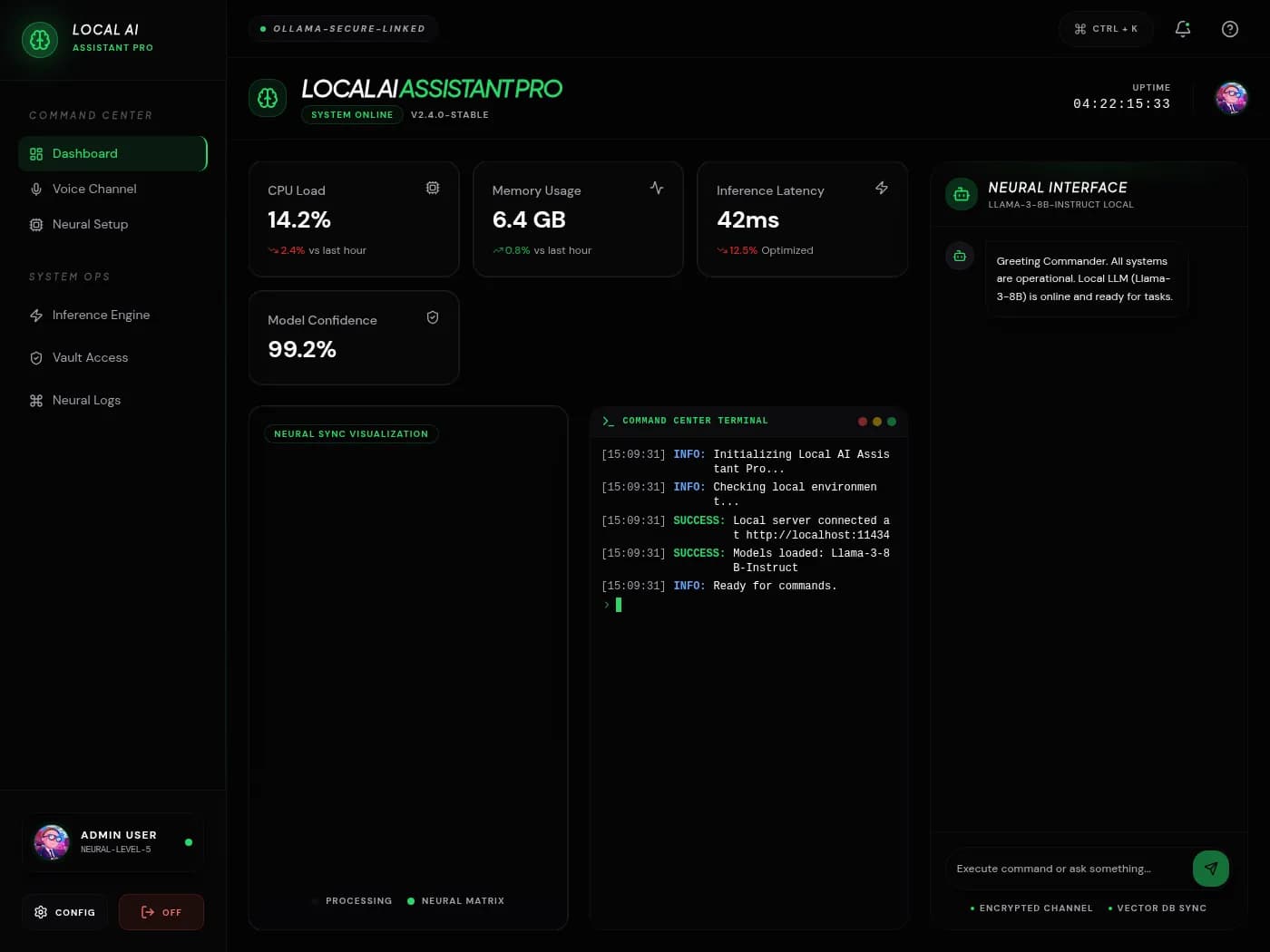 Local AI Assistant Pro