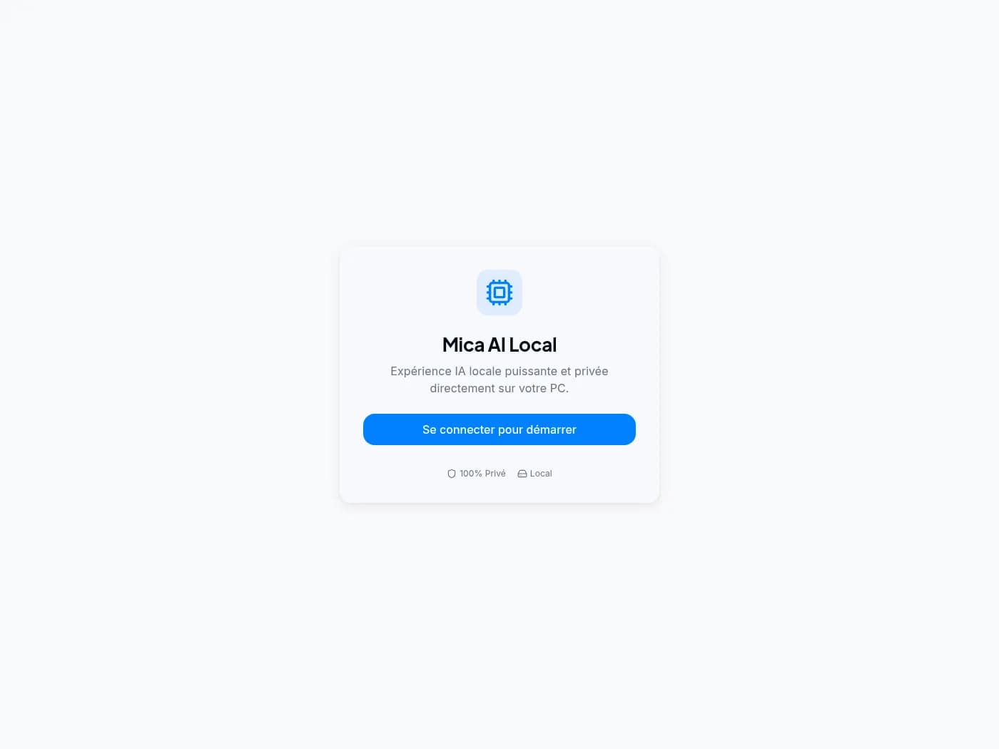 Local AI Desktop App