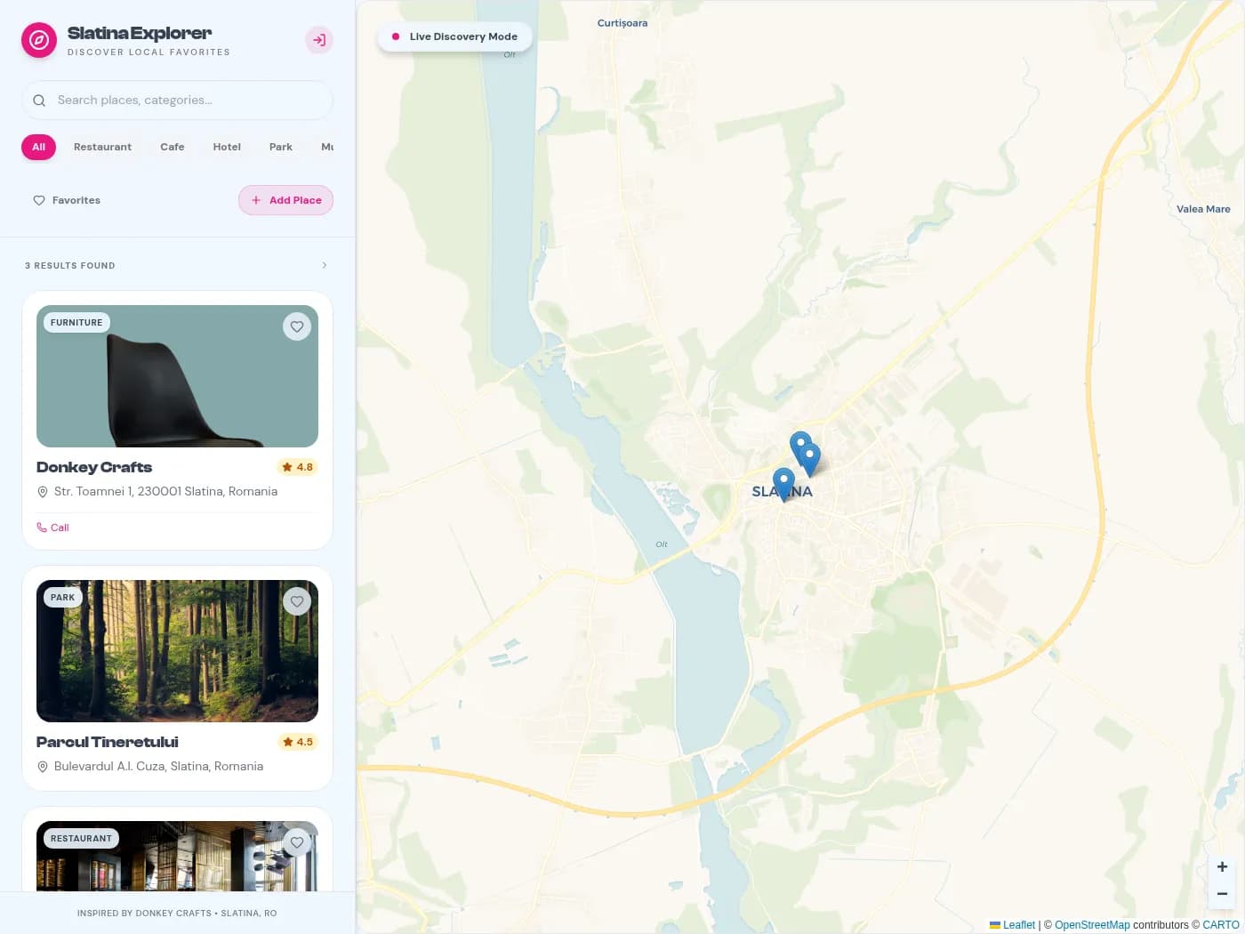 Local Explorer Map