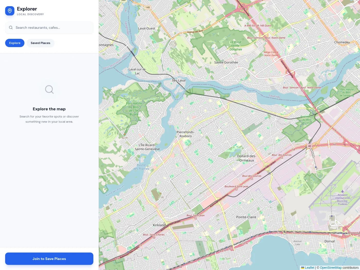 Local Explorer Map