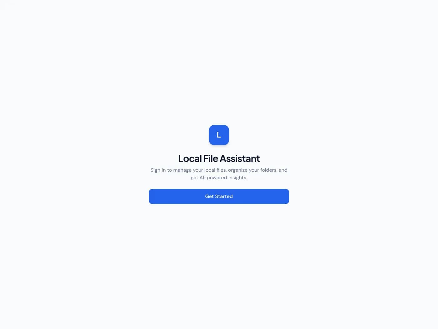 Local File Assistant