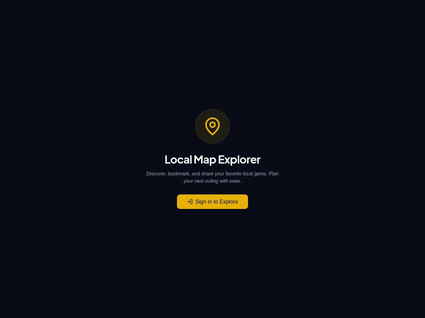 Local Map Explorer