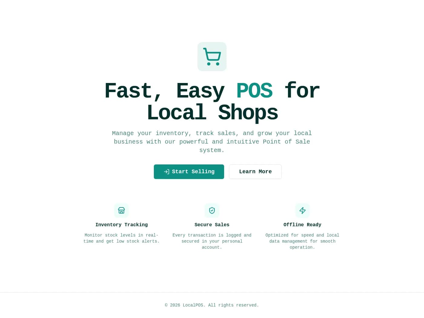 Local Shop POS
