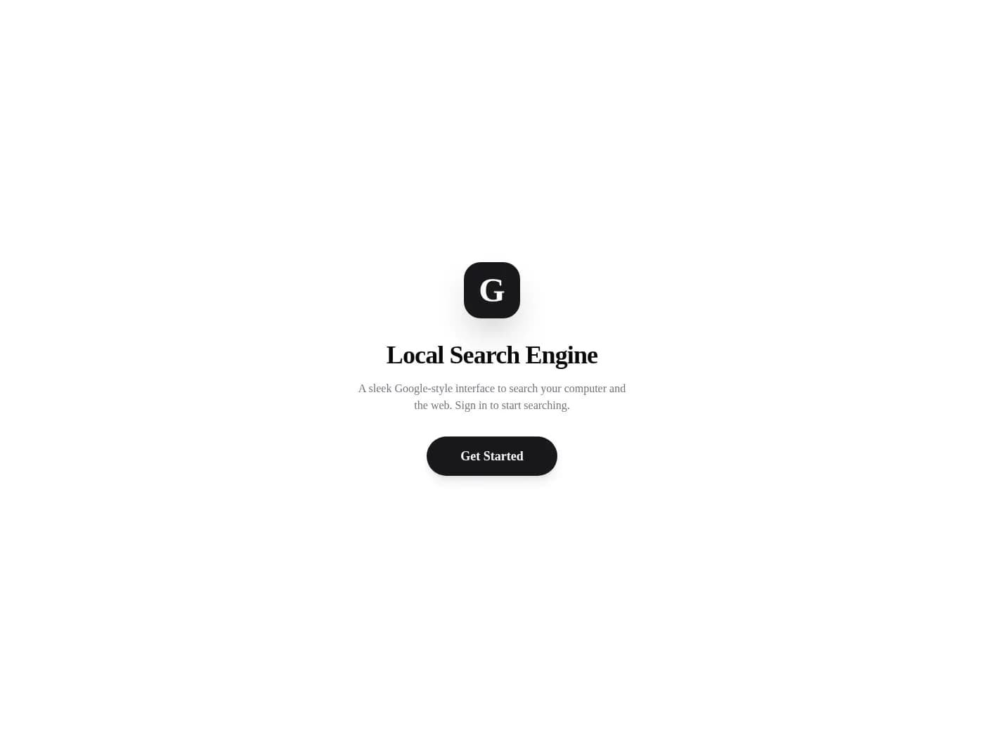 Local Search Engine