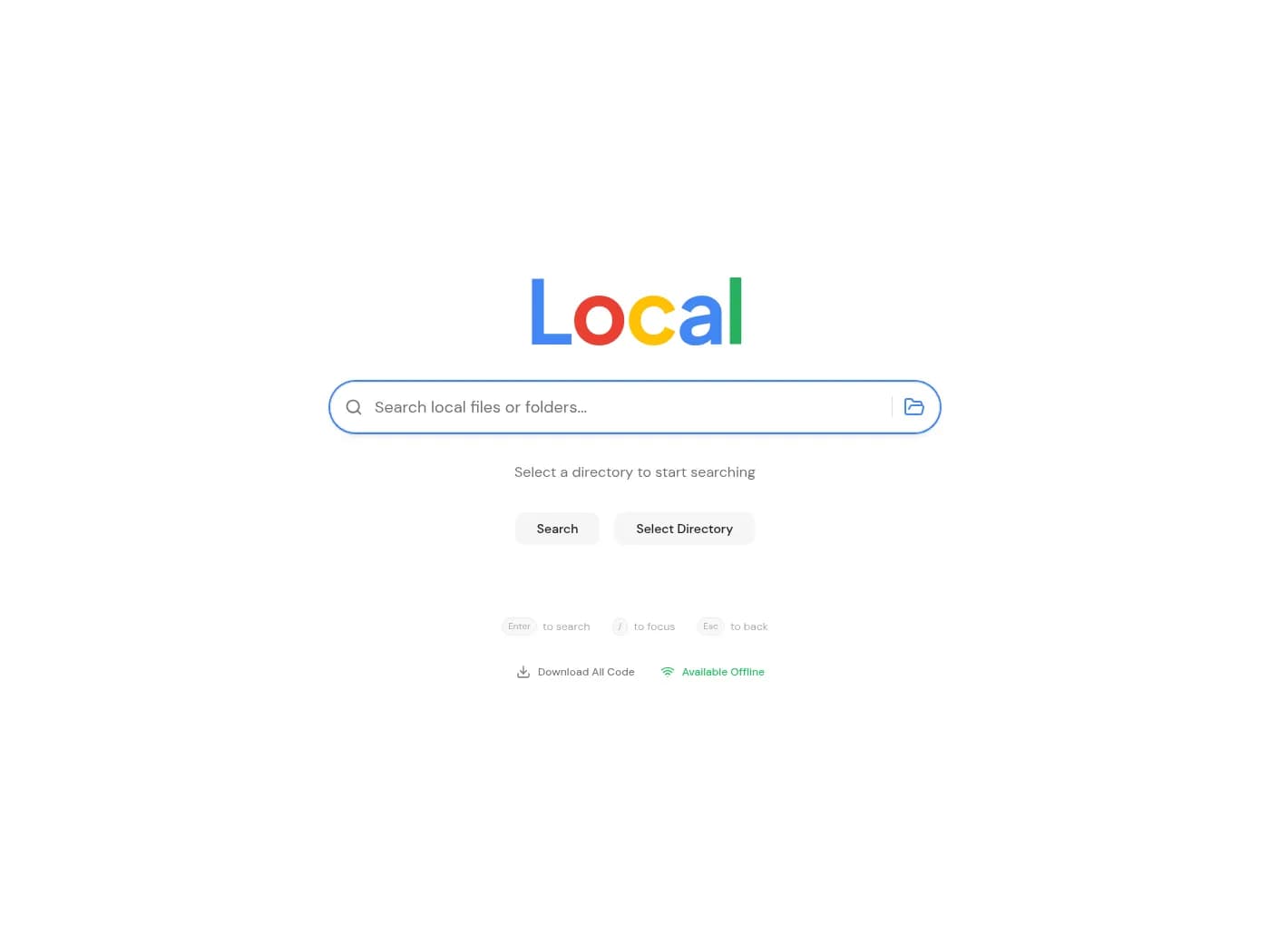 Local Directory Searcher