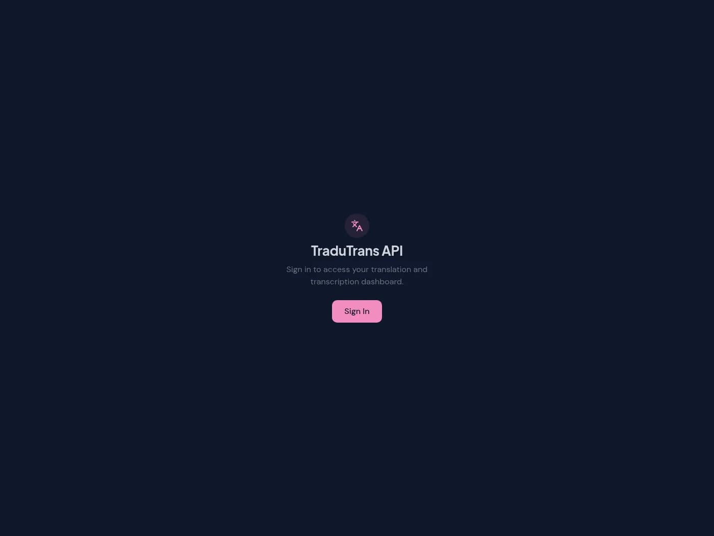 TraduTrans API