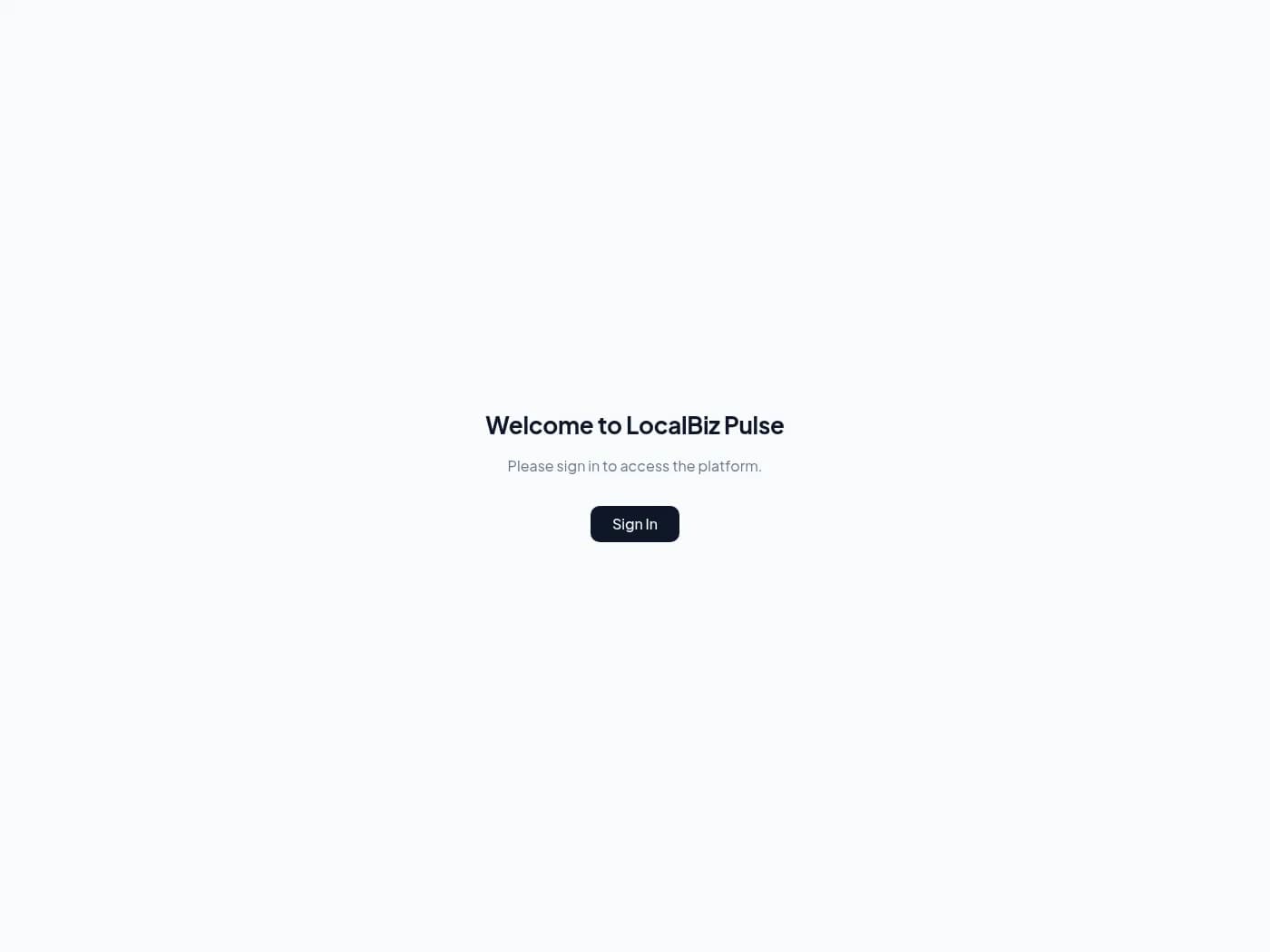 LocalBiz Pulse