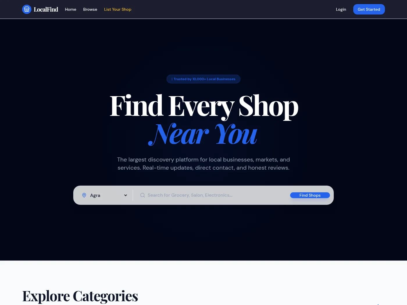 LocalFind Discovery Platform