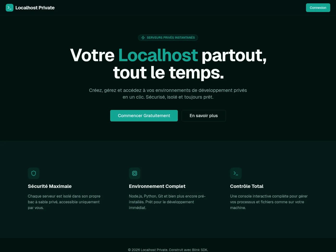 Localhost Private Server