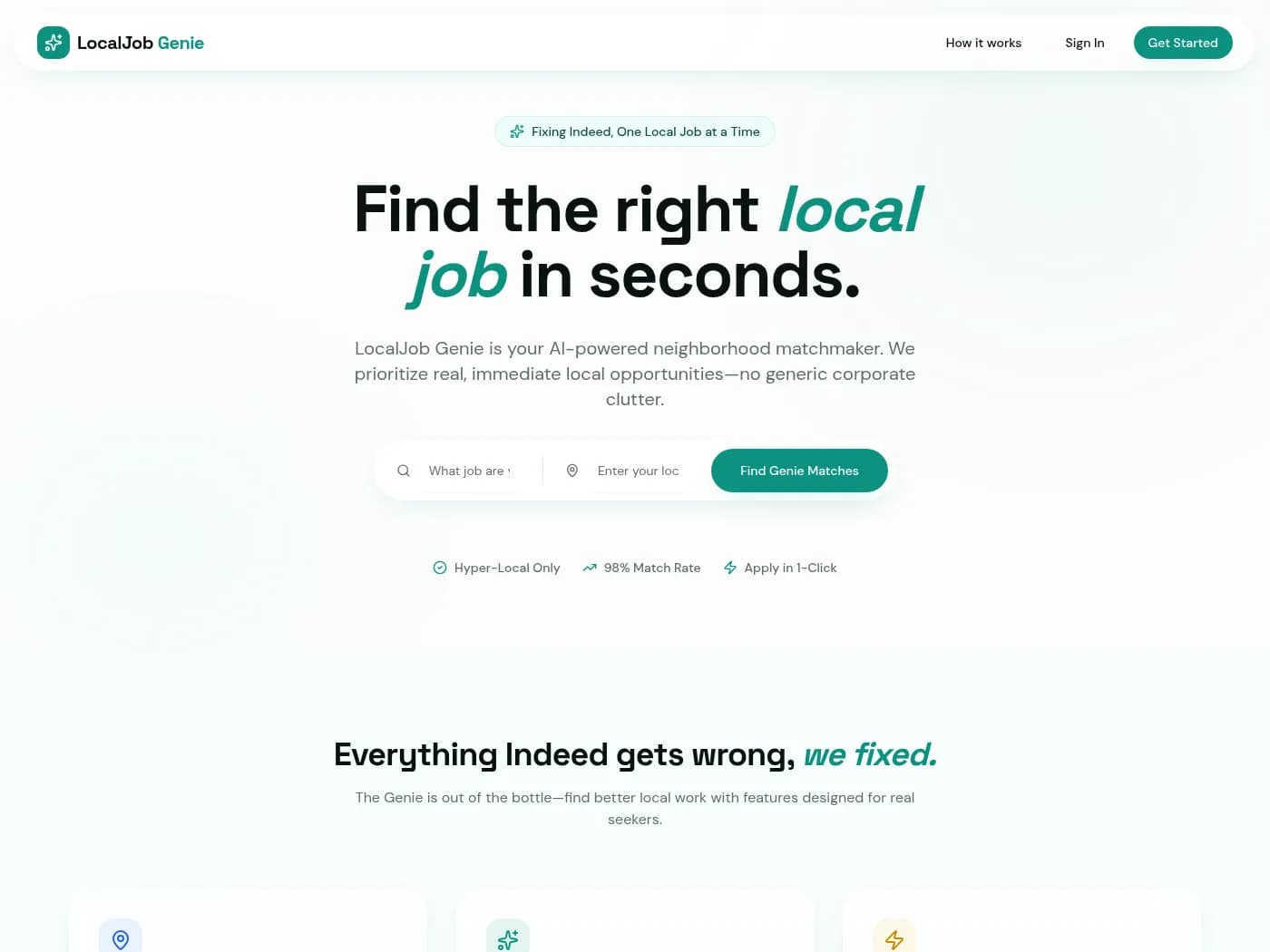 LocalJob Genie
