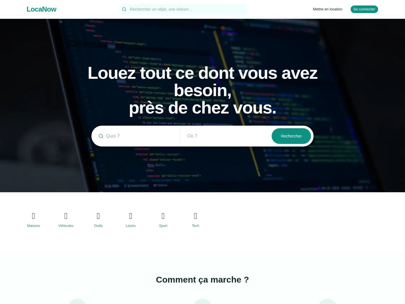 LocaNow Generalist Rental Platform