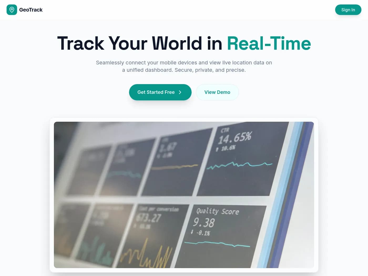 GeoTrack Web Portal