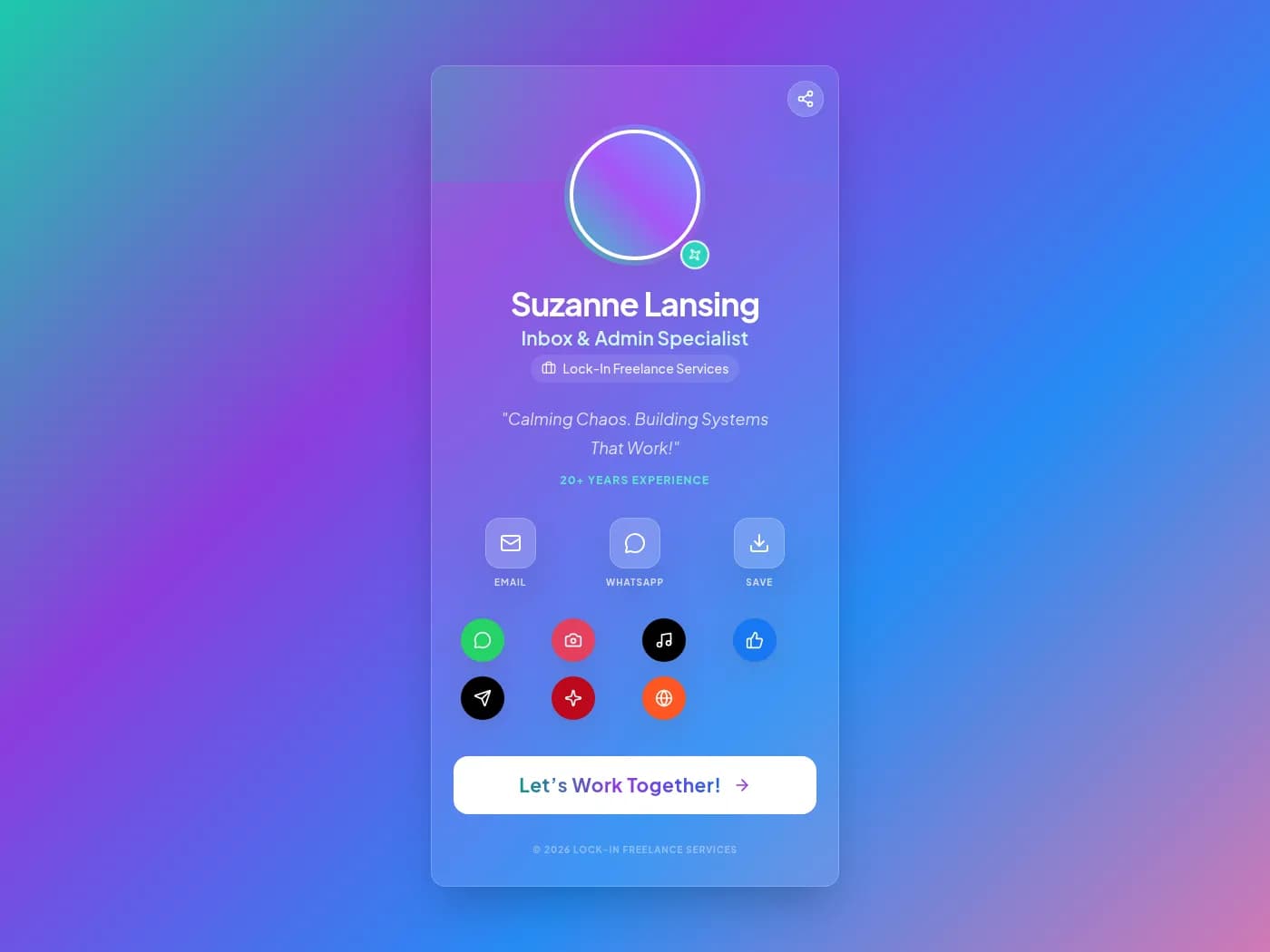Lock-In Digital Card