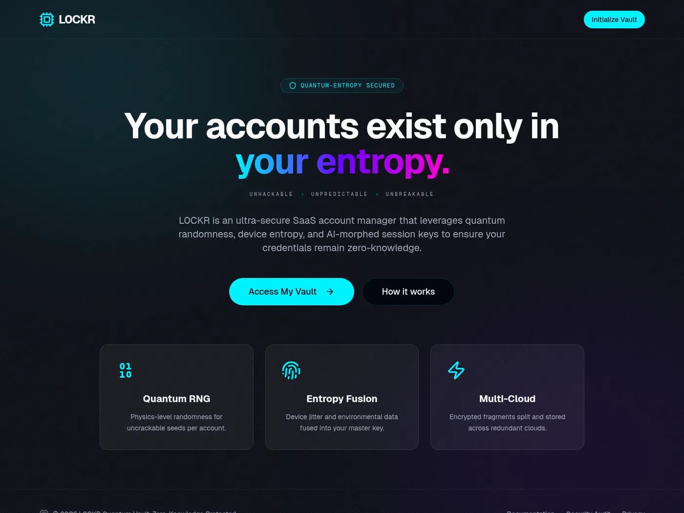 L0CKR Quantum Vault