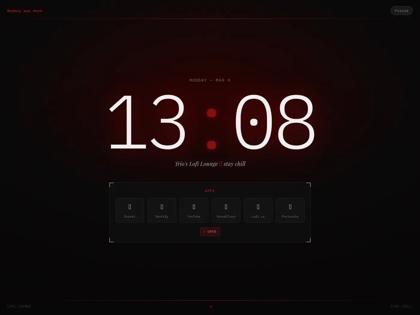 Red Lofi Lounge Clone