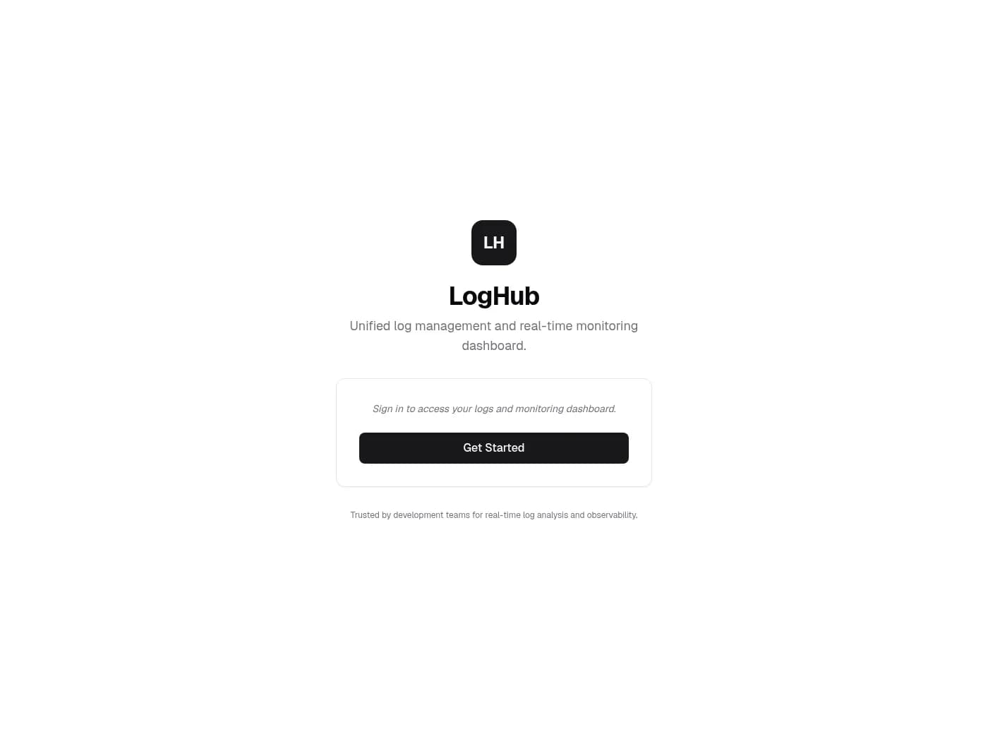 LogHub Clone