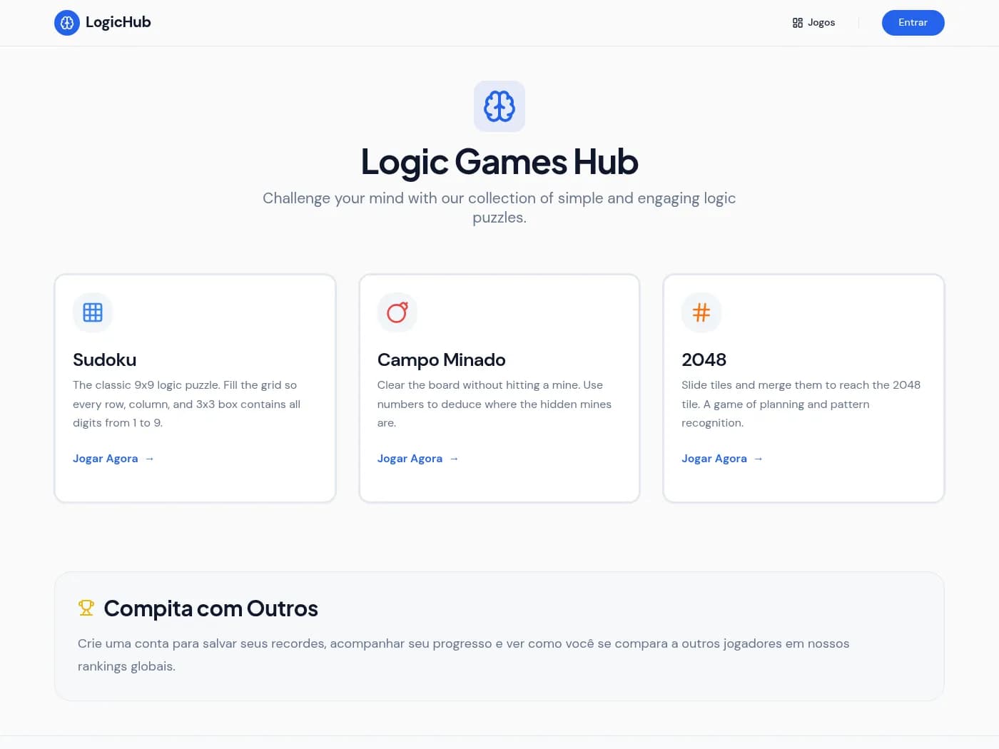 Logic Games Hub
