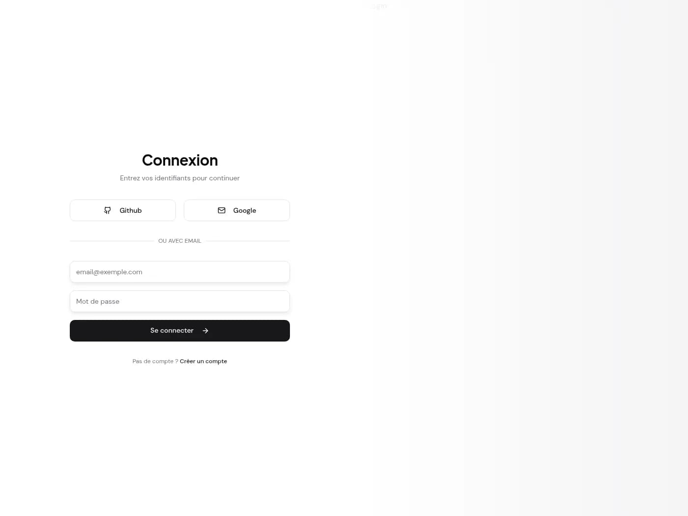 Connexion Page Creator