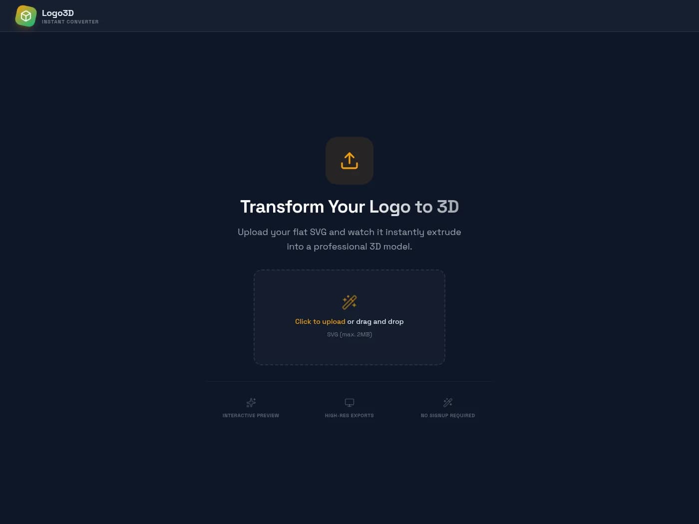Logo3D Instant Converter