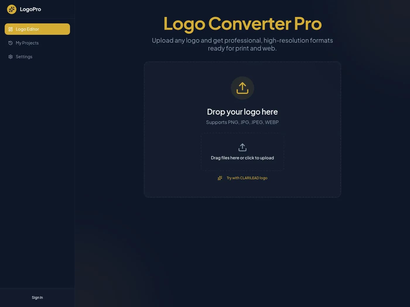 Logo Format Converter
