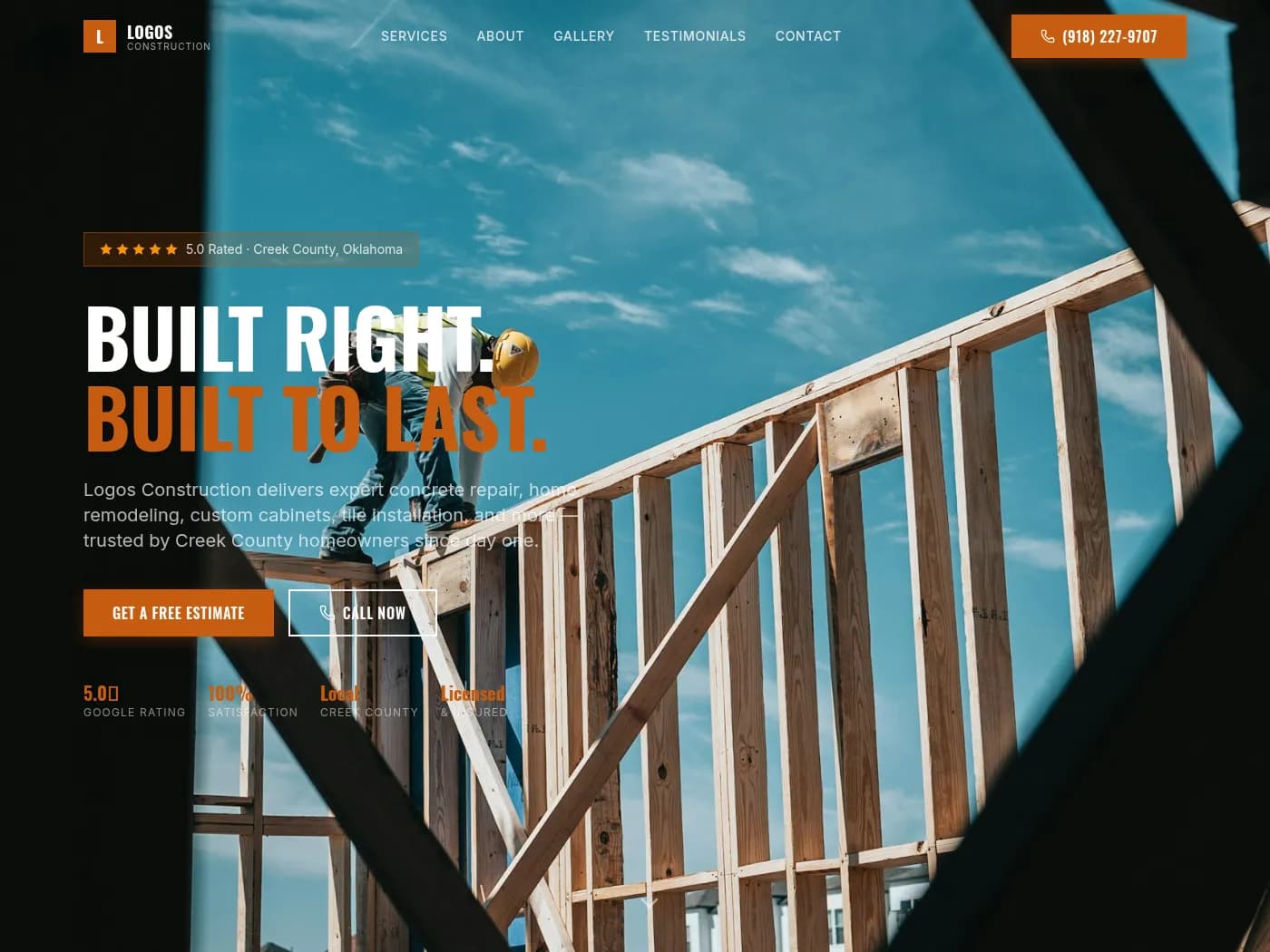Logos Construction Site
