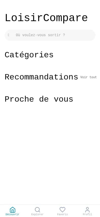 LoisirCompare