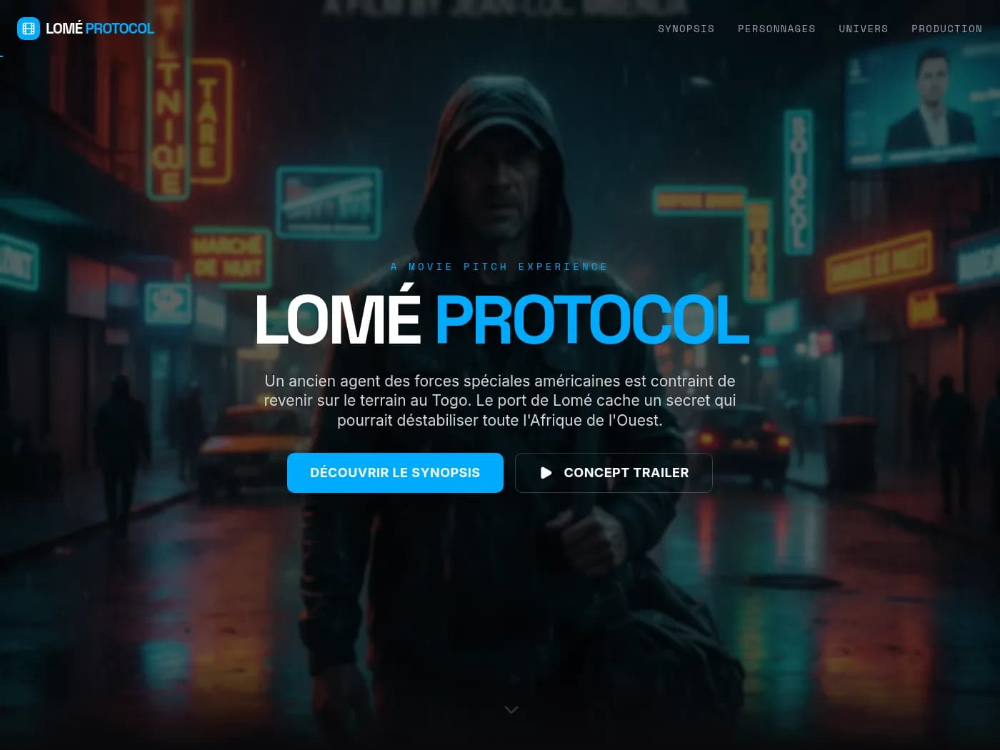 Lomé Protocol Movie Pitch