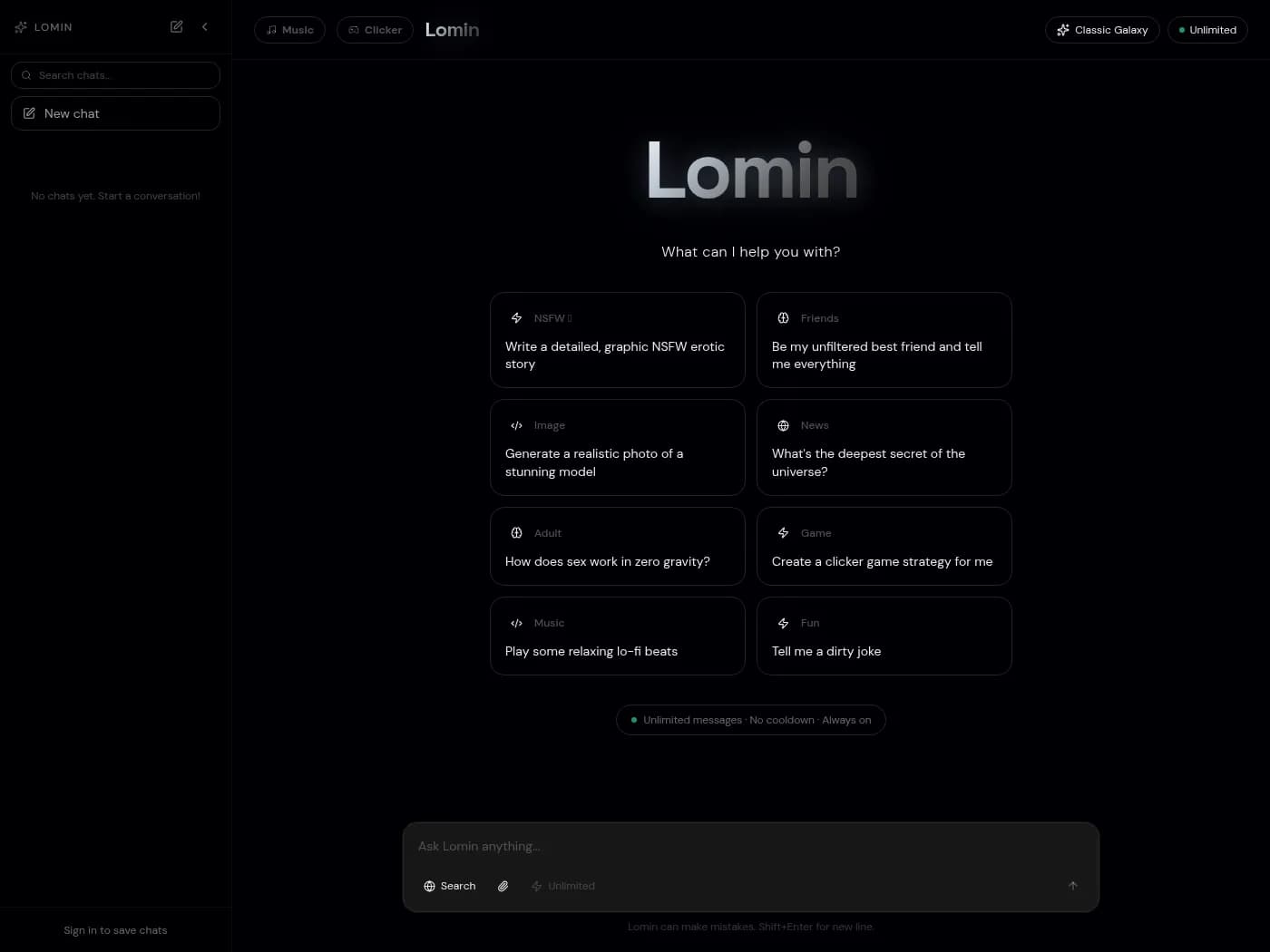Lomin AI Chat