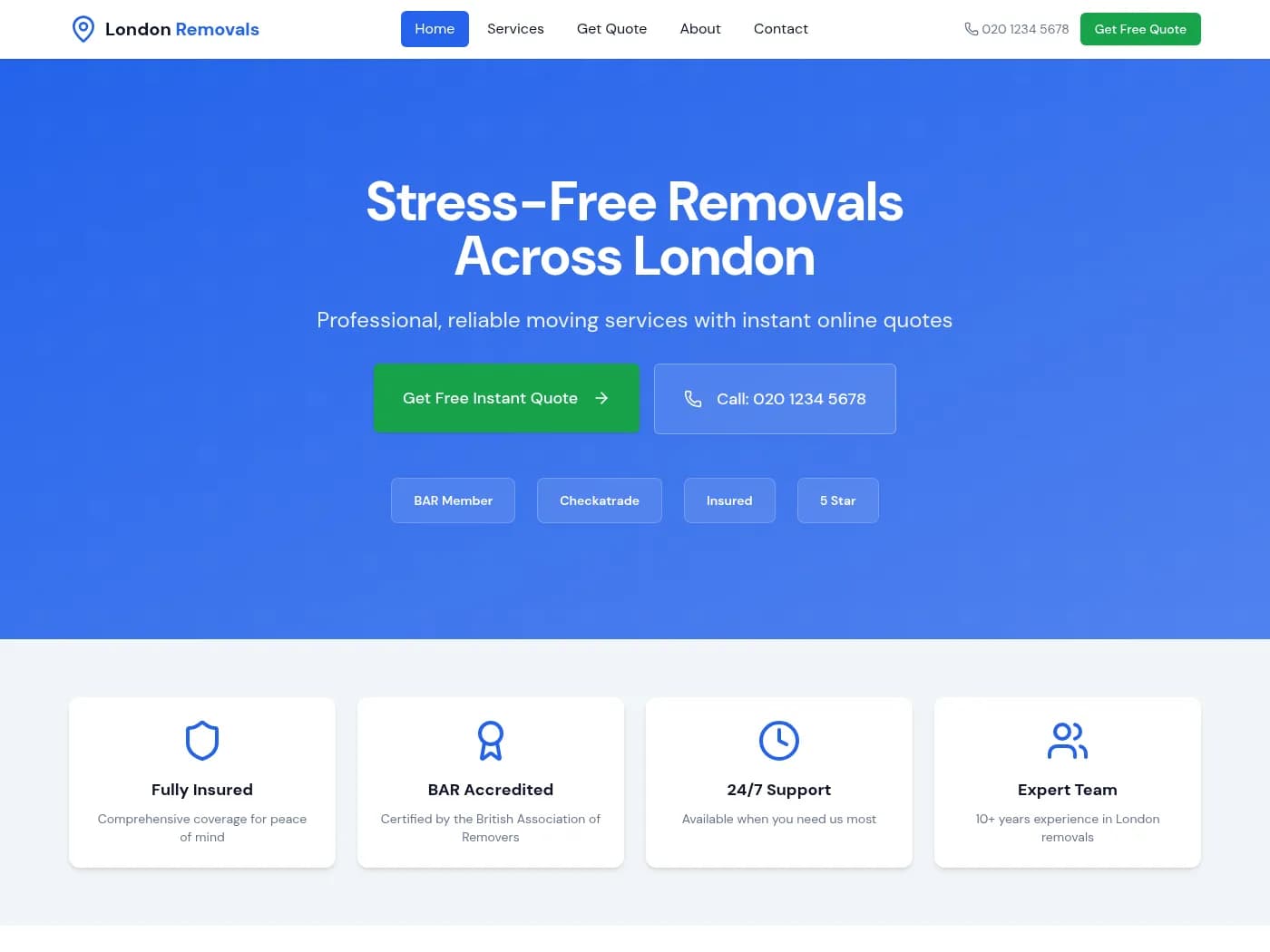 London Removals Site