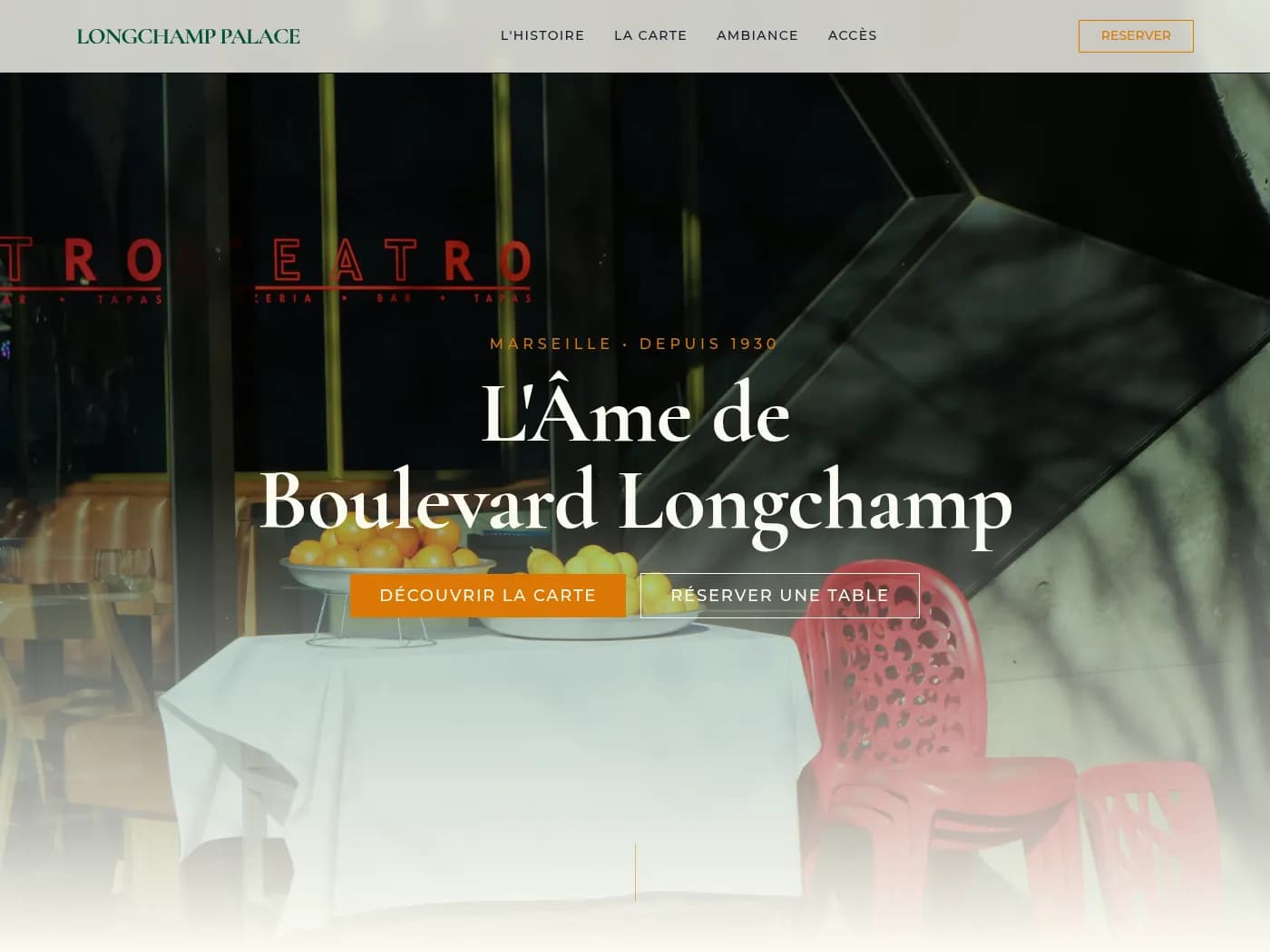 Longchamp Palace Website