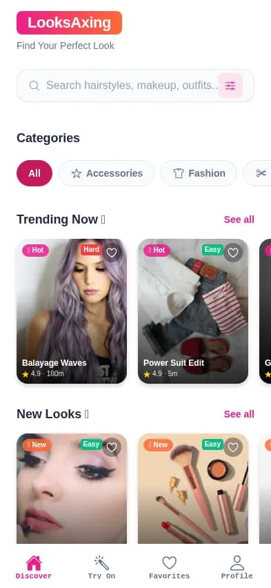 LooksAxing Style App