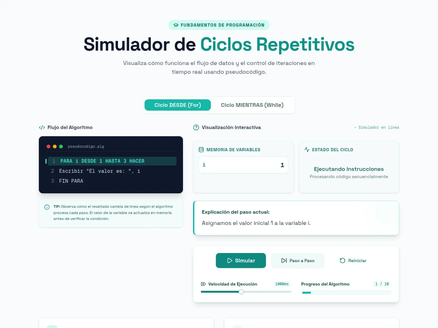 Loop Cycle Simulator