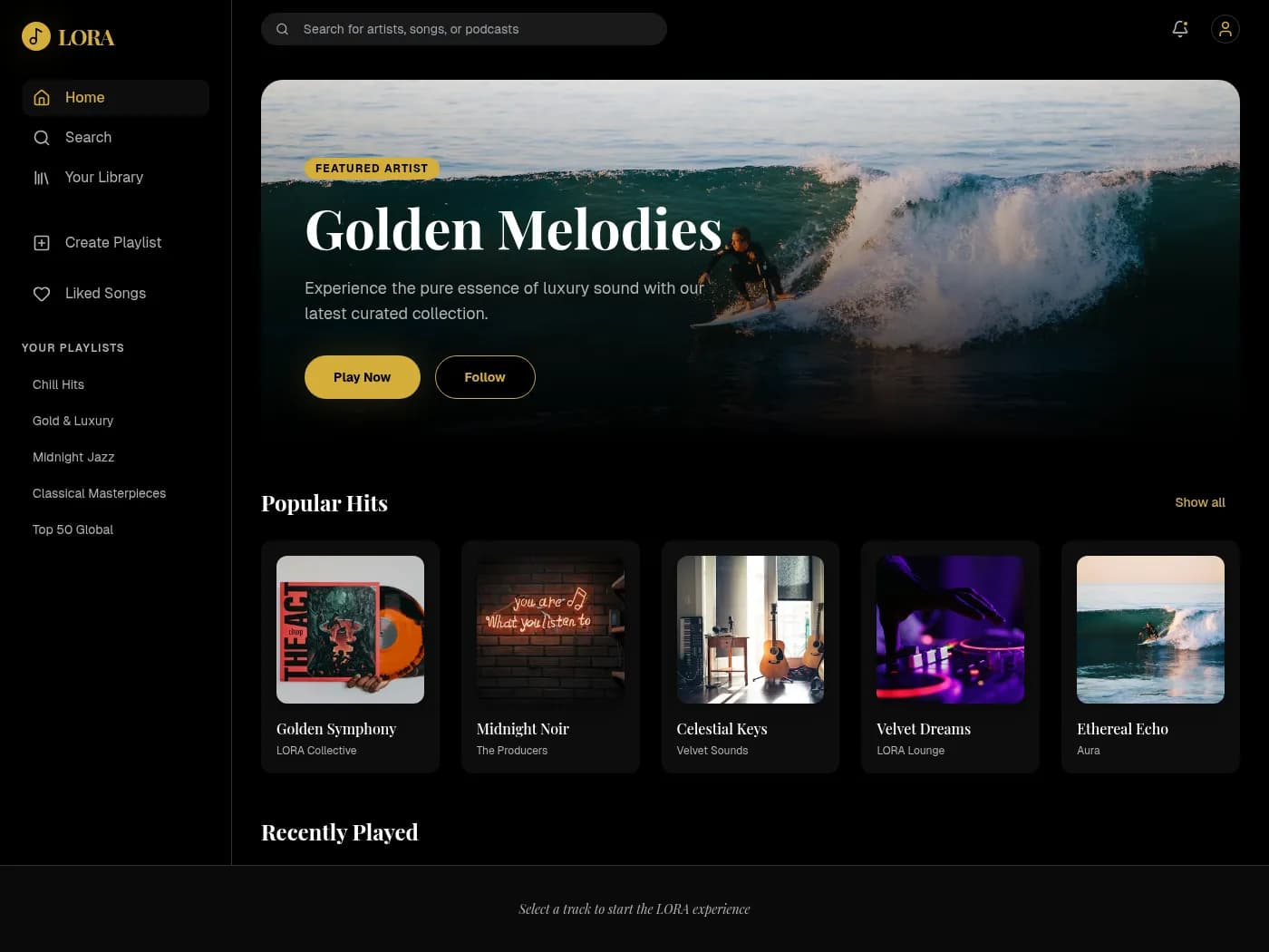 Lora Music Streaming